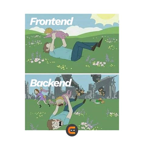 Codingninjas Codinghumor Webdevstruggles Frontendvsbackend Techmemes Coding Ninjas