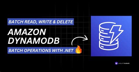 Mukesh Murugan On Linkedin Aws Dynamodb Dotnet Batch Retry Sdk