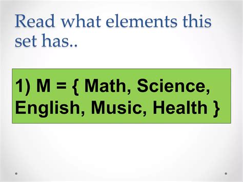 Lesson 1 1 Basic Ideas Of Sets Part 1 Pptx Programming Languages Computing