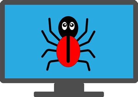 Computer Bug Vector Icon Free Download SVG And PNG