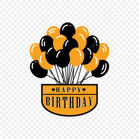 생일 축하합니다 Png 투명 풍선 초대 카드 기호 포스터 배너 등으로 완벽한 생일 일러스트 생일 축하 생신 축하 Png 일러스트 및 벡터 에 대한 무료 다운로드