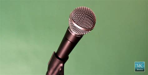 Microphone On Green Screen Stock Footage Videohive