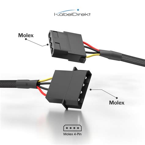Molex Power Cables And Adapters Extension Y Cable Molexsata Adapter