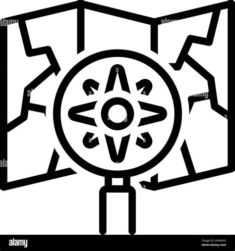 Exploring Map Stock Vector Images Alamy