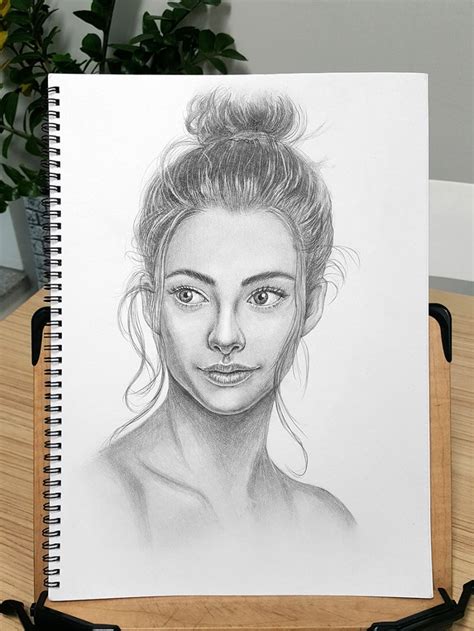 인물화 초상화 연필 소묘 사람 얼굴 그리기 네이버 블로그