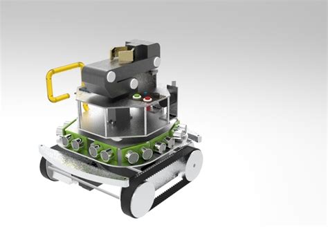 Robot Fire Fighting Autonomous Download Free 3d Model By Badrundev