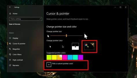How To Set Accent Color To Cursor Color On Windows
