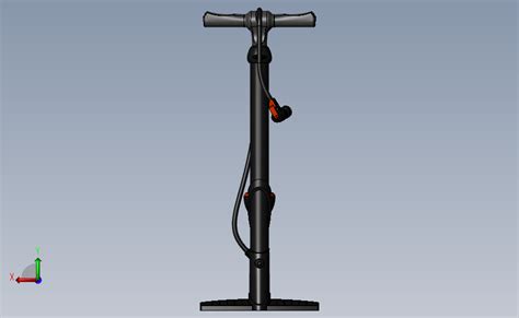 气筒打气筒篮球打气机自行车solidworks 2017模型图纸下载 懒石网