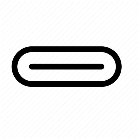 Usb C Port Type C Serial Bus Plug Icon Download On Iconfinder