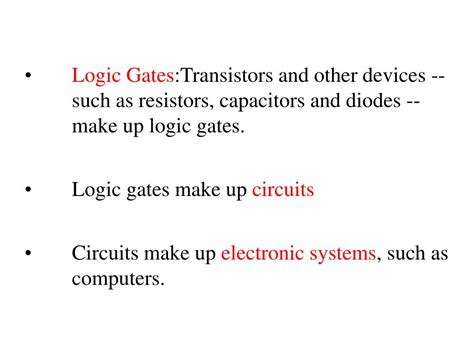 Ppt The Building Blocks Binary Numbers Boolean Logic And Gates