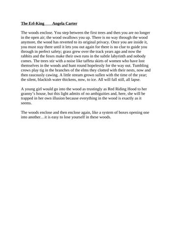 Gothic Writing Lesson Teaching Resources