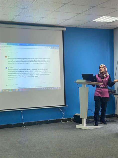 ورشة عمل بعنوان شرح تقنية جات جي بي تيexplaining Chat Gpt الاخبار