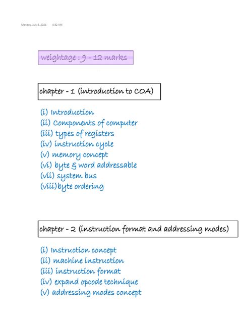 Computer Organisation And Architecture Pdf Computer Data Storage Central Processing Unit