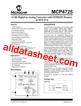 MCP A T E CH Datasheet PDF Microchip Technology