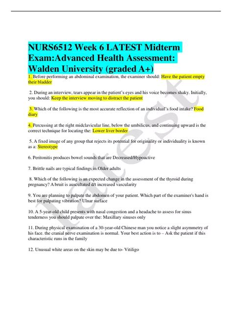 package deal for nurs 2024 latest walden university assignments