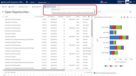 Microsoft Dynamics Crm Export To Excel For Further Analysis To Crm Excel Sheet Download — Db