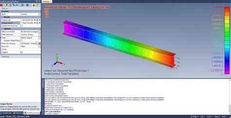 Im Getting A Fatal Error Of A Beam With Simple Tensile Loading But