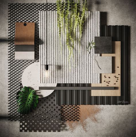 Mood Boards Materials Boards On Behance Material Board Materials Board Interior Design