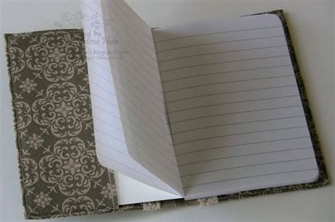 Stamping With Melissa Mini Notebook Cover With Designer Fabric