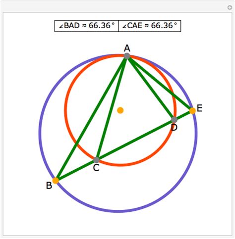 a theorem about two tangent circles wolfram demonstrations project