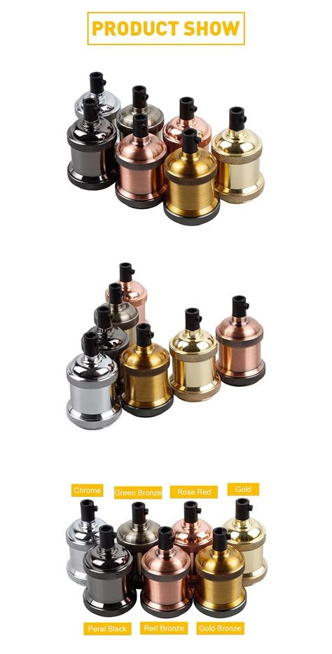 E26 E27 램프 홀더 황동 램프 전구 소켓 알루미늄 빈티지 램프 홀더 Buy E26 E27 램프 홀더황동 램프 소켓알루미늄 빈티지 램프 홀더 Product On