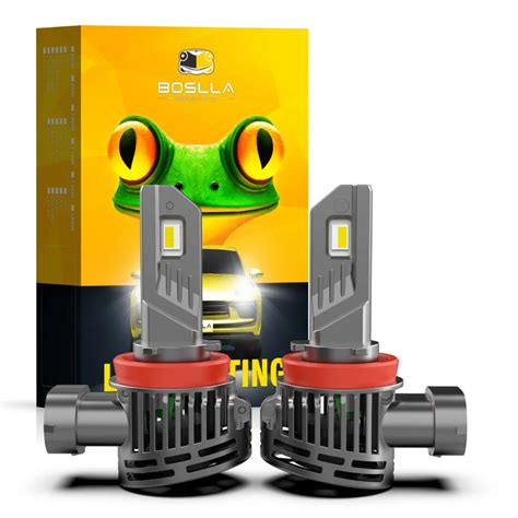 Wireless H11 Led Headlight Bulb Bright 100w 12000lm Boslla