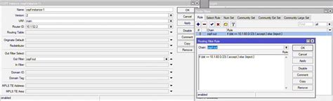 Only Advertise Certain Networks With Ospf Forwarding Protocols MikroTik Community Forum