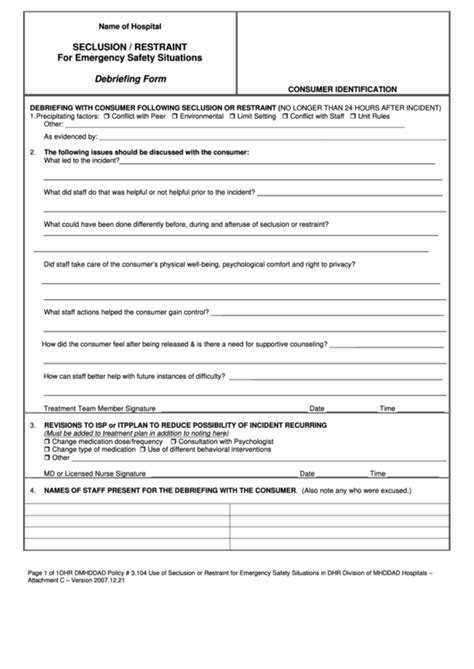 Incident Debriefing Template Printable Word Searches