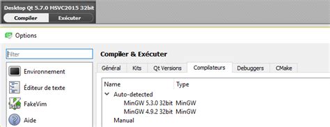 Utiliser Compilateur C De Msvc Avec Qt Creator Par Mw72 Page 1 Openclassrooms