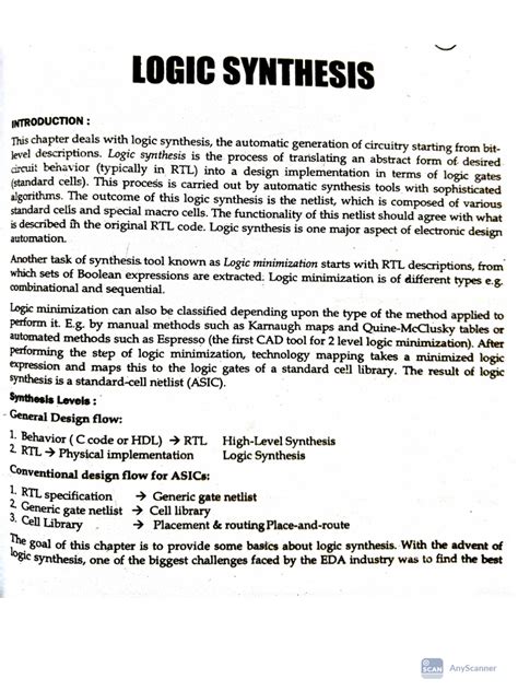 Vlsi Design Automation Unit 4 Pdf