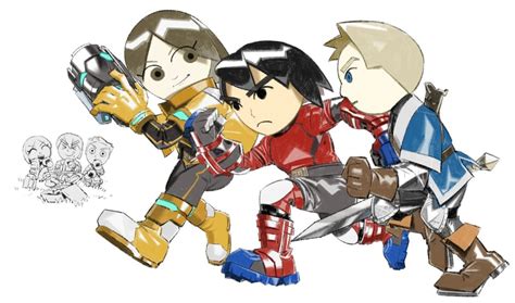 Mii Mii Gunner Mii Brawler Mii Gunner Mii Swordfighter And 2 More