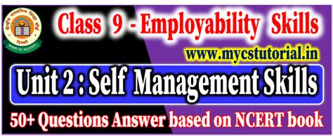 Class 9 Employability Skills Unit 1 Communication Skills 200 MCQ S Set 2 My CS Tutorial