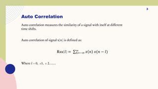Auto Correlation Corrected On Dsp Pdf