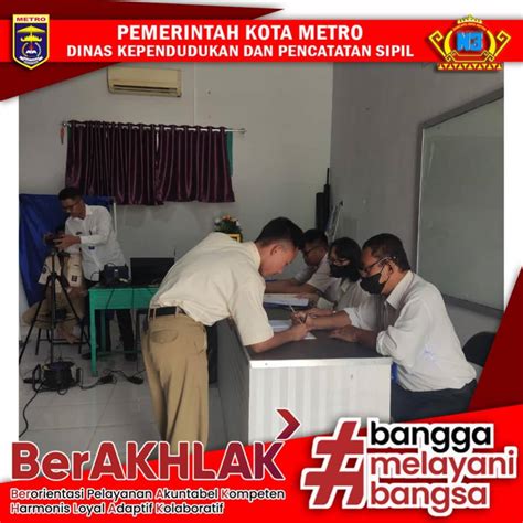 Perekaman Ktp El Keliling Sekolah Se Kota Metro