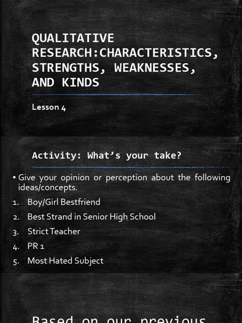 Lesson 4 Qualitative Research Pdf Qualitative Research Data
