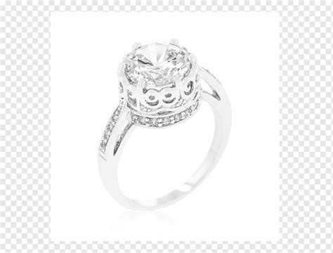 결혼 반지 큐빅 지르코니아 약혼 반지 보석 반지 애정 보석류 반지 Png Pngwing