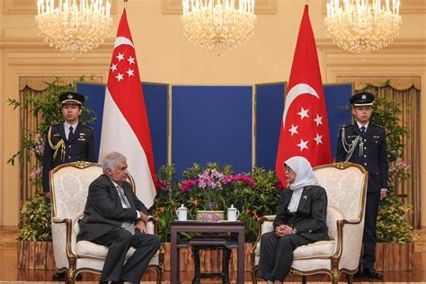 அதிபர் ஹலிமா தற்காப்பு அமைச்சர் இங்குடன் இலங்கை அதிபர் சந்திப்பு சிங்க‌ப்பூர் செய்திகள்