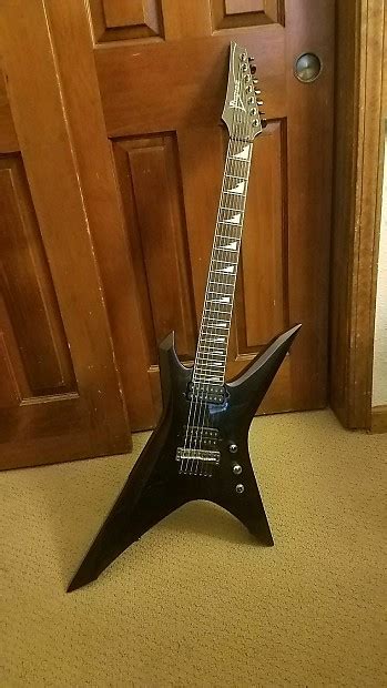Ibanez Xiphos 7 String Metallic Black Reverb