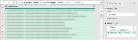 List Files In A Folder Subfolders With Power Query