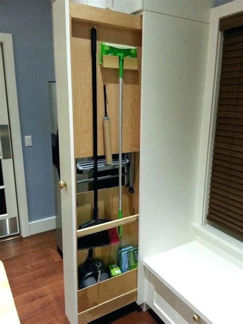 Broom Closet Next To Fridge At Ella Hogarth Blog