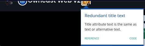 Accessibility Redundant Title Text · Issue 2620 · Owncastowncast · Github