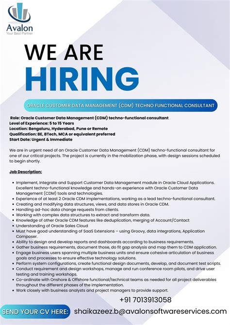 Oraclecdm Oraclecloud Technofunctional Oracleconsultant… Shaik Azeez Basha