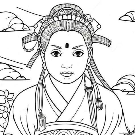 Mitsuri Kanroji Coloring Page