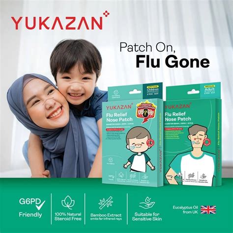Yuka Zan Flu Relief Nose Patch 6s Malaysia Johor Supplier Distributor Importer Supply