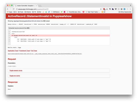 Ruby Random Activerecordstatementinvalid Errors On Rails 4 App On
