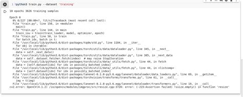 Training Got Error Assertion Failed Issue Klintan Pytorch Lanenet GitHub