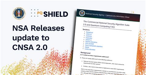 Nsa Releases Update To Cnsa 20 Pqshield