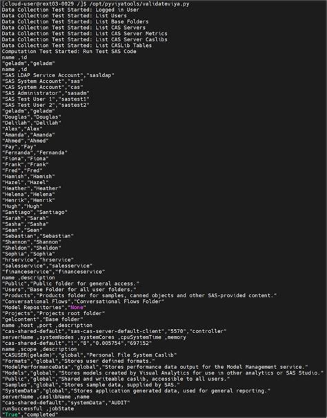 validating sas viya environments has never been this easy