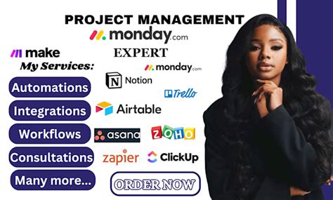 Setup Monday Crm Clickup Asana Monday Com Trello Make Com N8n Crm By Gloriaangel1 Fiverr