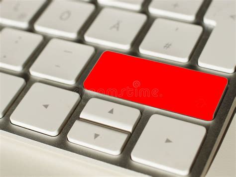 Red Button Of A Keyboard Stock Image Image Of Business 182243923